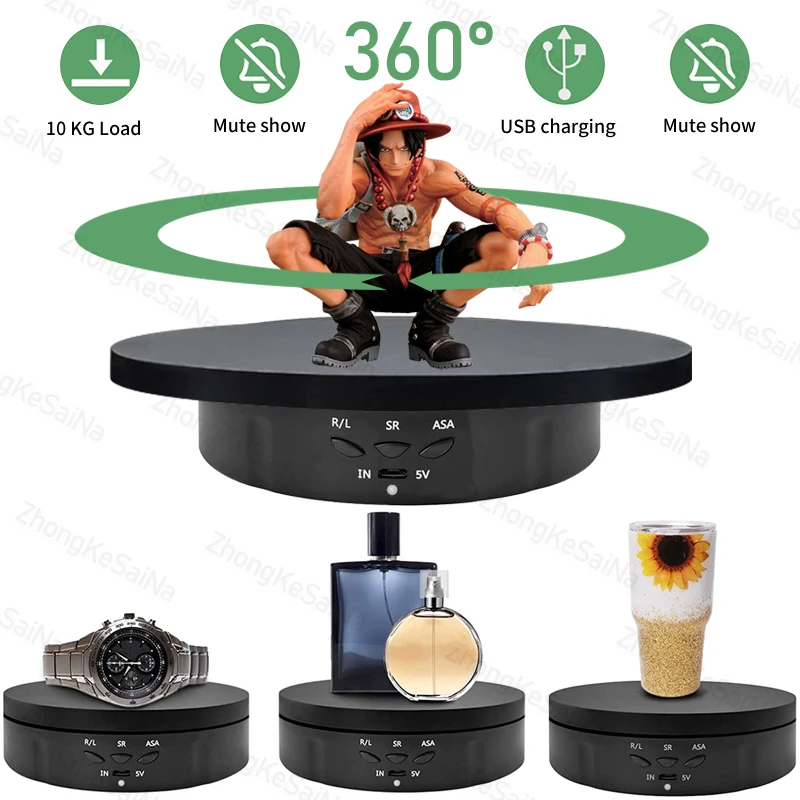 360-Degree-Rotating-Display-Stand-10KG-Photography-Motorized-Turntable ...