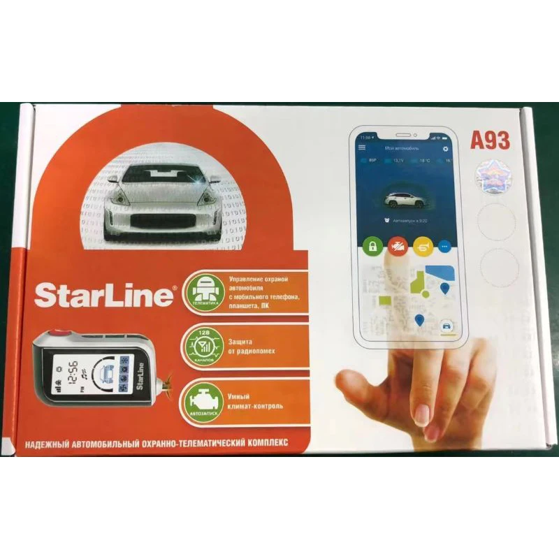 A93-car-alarm-system-for-Russian-Version-Two-Way-StarLine-A93-Car-alarm ...
