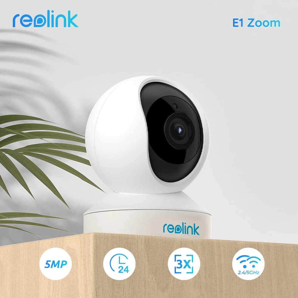 Reolink Home Security Camera 5mp Ptz 2.4g/5g Wifi 2-way Audio Micro Sd ...
