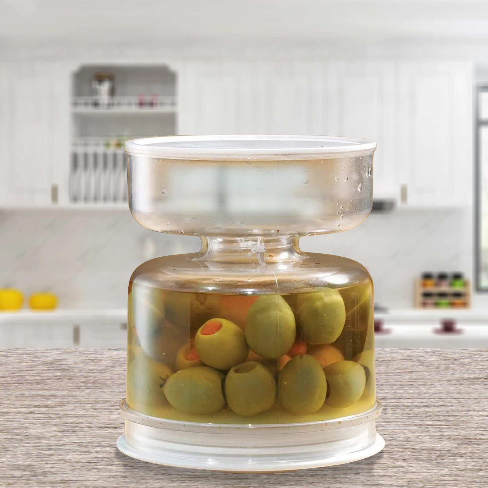 Hourglass-Jar-Pickle-Can-Wet-and-Dry-Separator-Food-Storage-Container ...