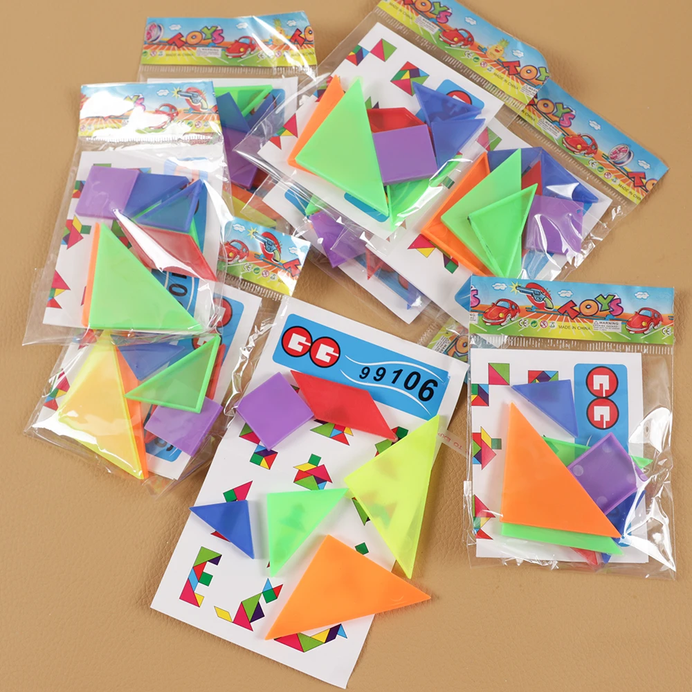 10Pcs-Mini-Tangram-Puzzle-Parent-child-Game-Toys-Kids-Baby-Shower ...