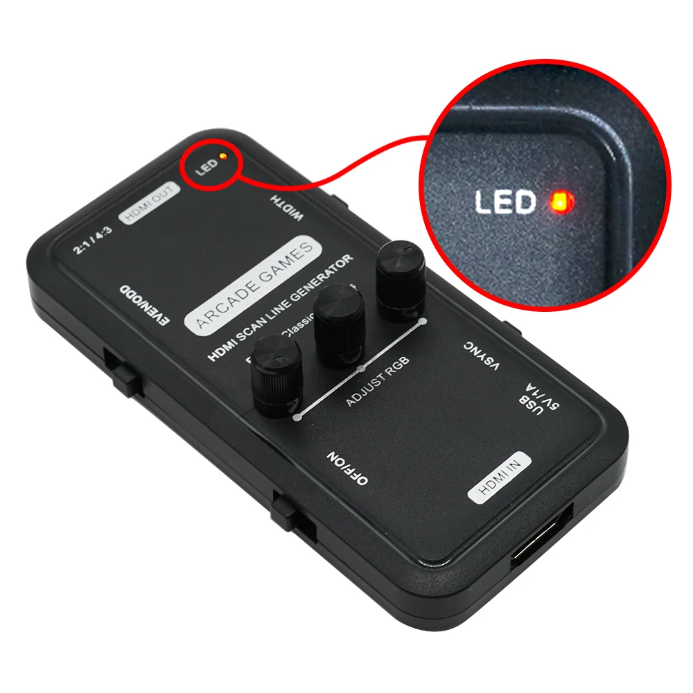 For Hdmi-compatible Scanline Generator Scanner Retro Game/gamers/mame ...