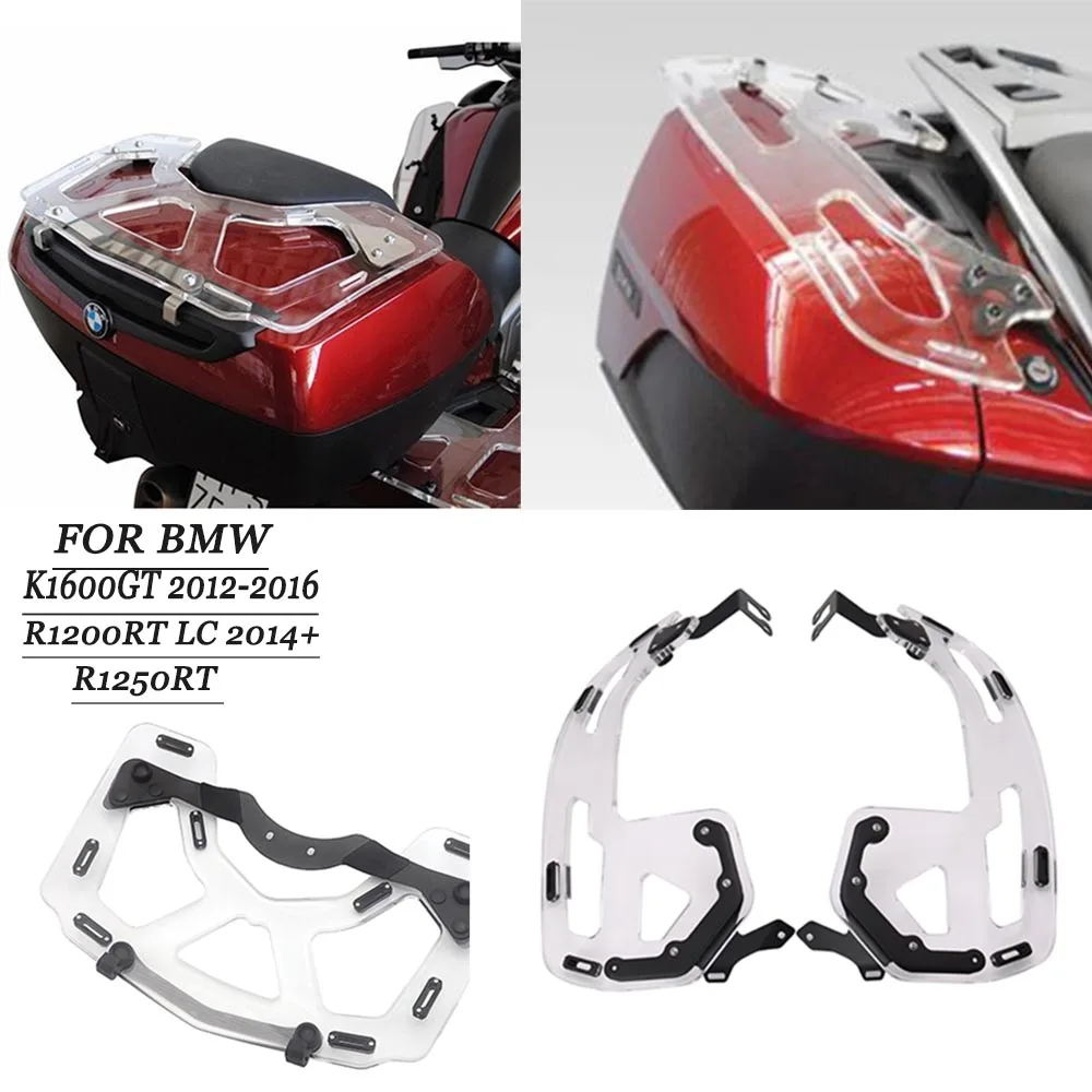 BMW K1600GT 2012 2016 R1200RT LC R1250RT 용 상단 케이스 난간, 드릴링 없음, 수하물 랙 ...