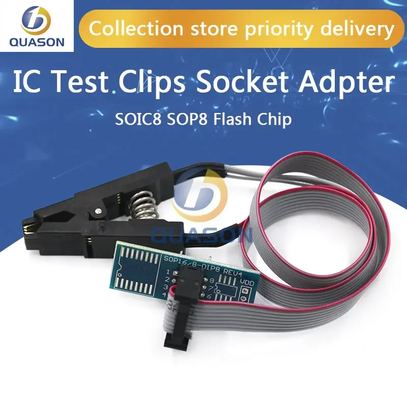 SOIC8-SOP8-Flash-Chip-IC-Test-Clips-Socket-Adpter-BIOS-24-25-93 ...