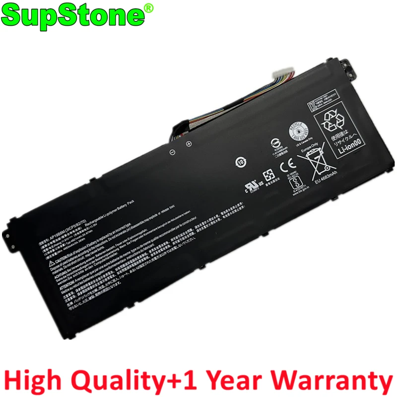 SupStone AP19B8M Laptop Battery For Acer Chromebook CB515-1WT CB317 ...