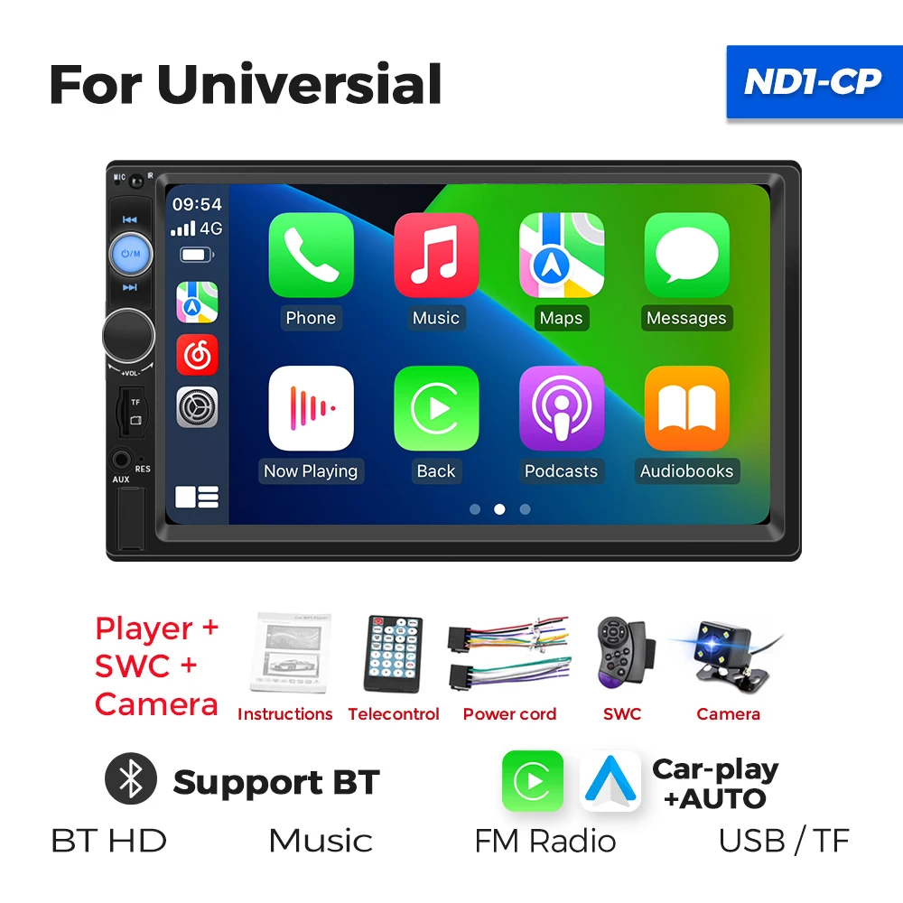 R-dio-universal-do-carro-dos-multim-dios-jogador-MP5-7-auto-Carplay ...