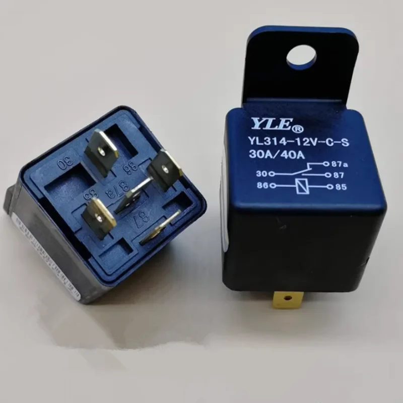 2pcs YL314 12V C S 24V C S 30A/40A DC12/24V 5 Pin General Purpose Coil ...
