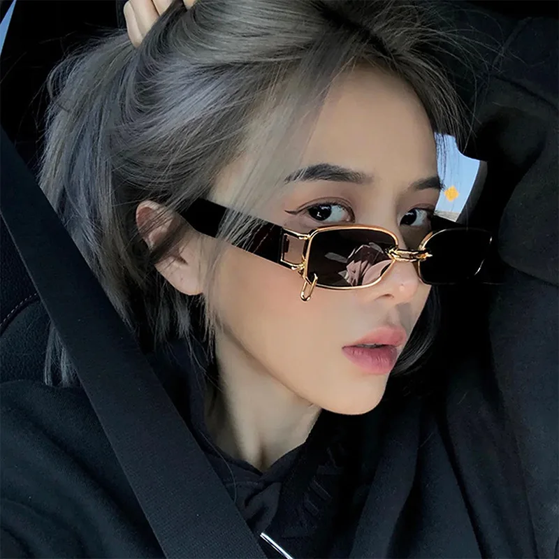 Gafas-de-sol-cuadradas-de-Metal-para-hombre-y-mujer-lentes-peque-os ...