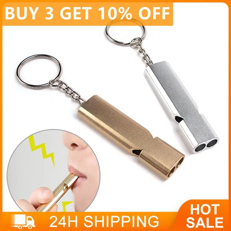 Aluminum Alloy Whistle Outdoor Hiking Camping Safe Survival Warning ...