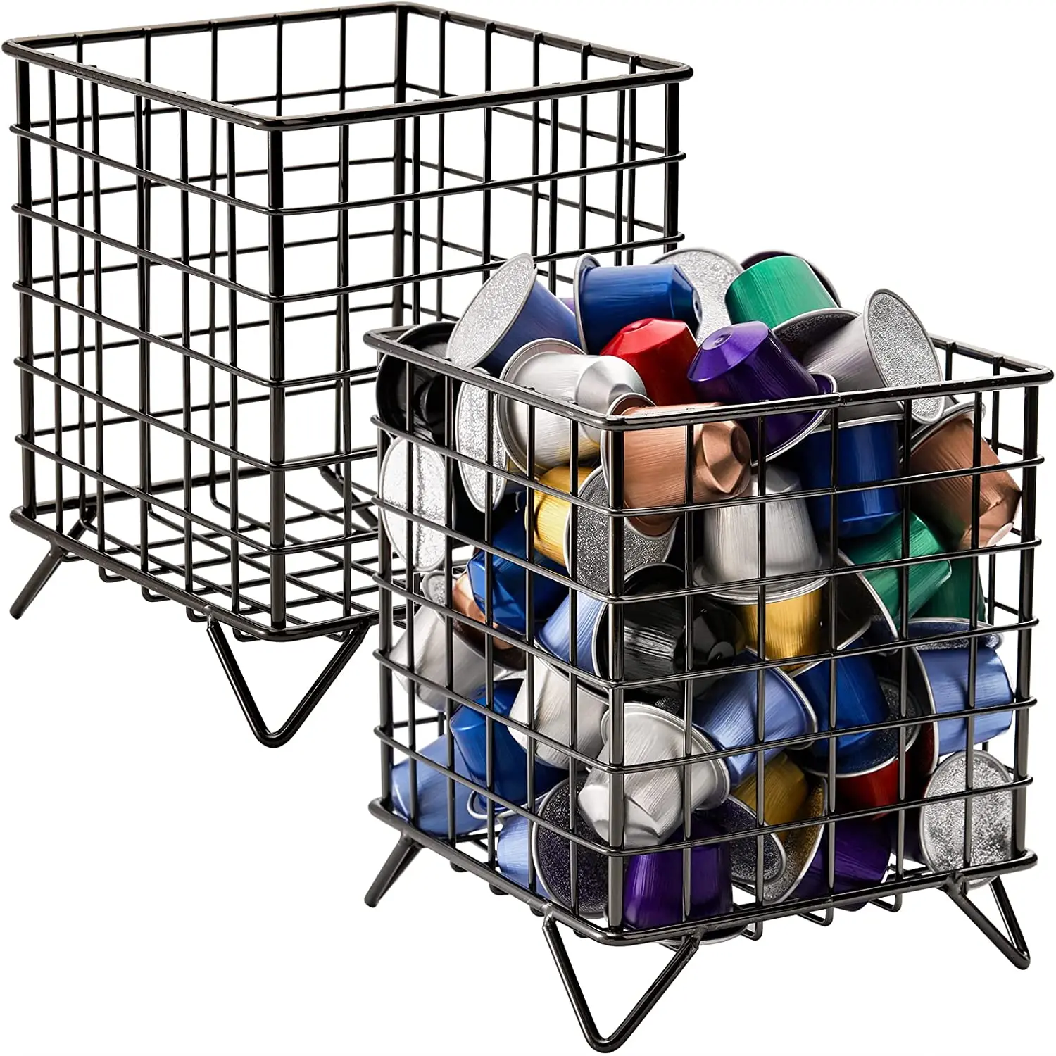 Coffee-Pod-Holder-Storage-Basket-Square-Coffee-Pod-Capsule-Rack-Cup ...