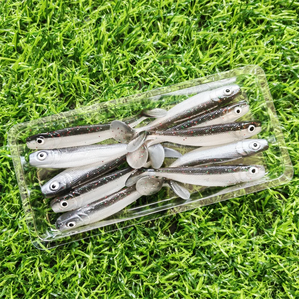 Swolfy-10pcs-Soft-Lures-60mm-2g-T-Tail-Jigging-Fishing-Lures-Wobblers ...