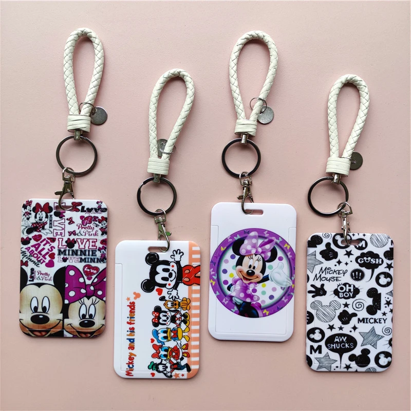 Card Holder Cards Bus Minnie | Id Card Holder Cartoon Girls - Disney ...