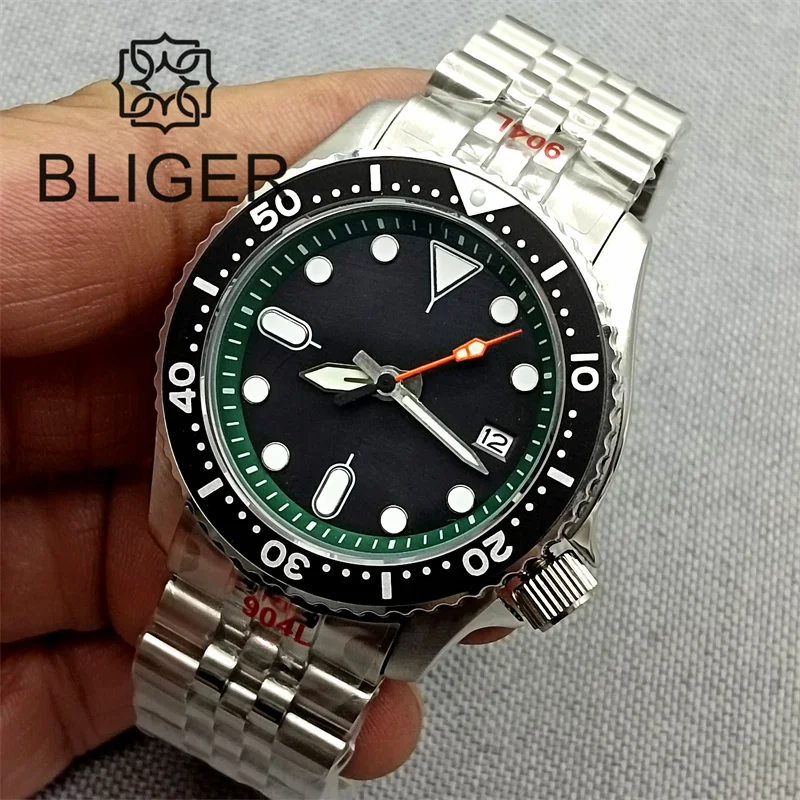 BLIGER-41mm-NH35A-Automatic-Dive-Watch-for-Men-904L-Stainless-Steel ...