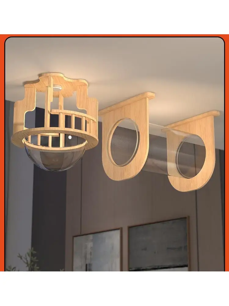 Cat Ceiling Cat Climbing Frame & Wall Mounted Cat Wall Space Capsule ...