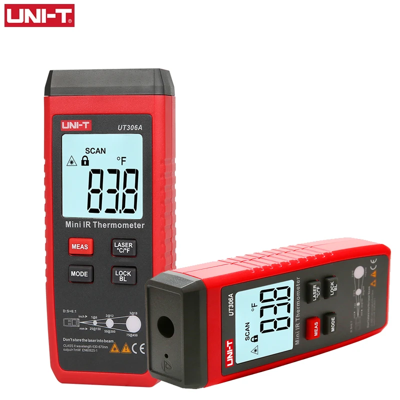 Uni-t Infrared Thermometer | Thermometer Laser Display | Laser Digital ...