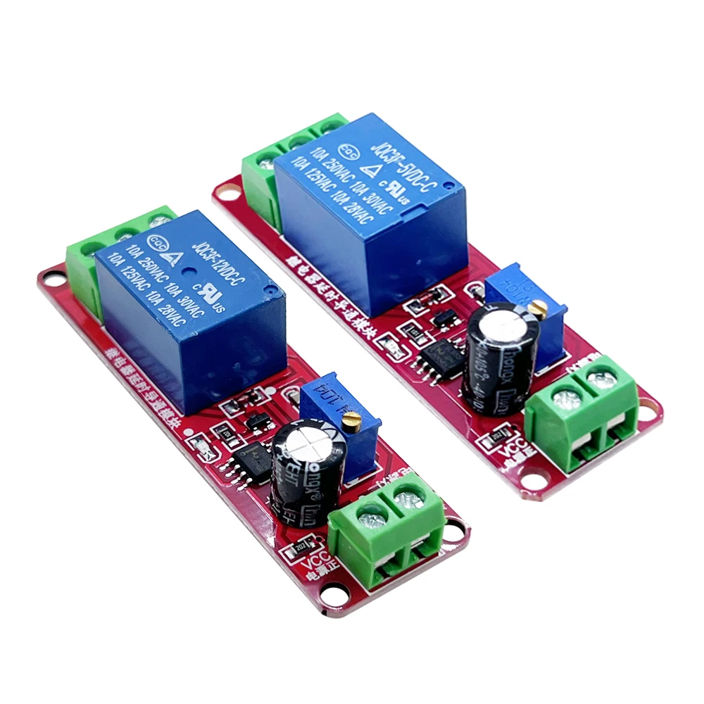 NE555-Timer-Switch-Adjustable-Module-Time-delay-relay-Module-DC-12V ...