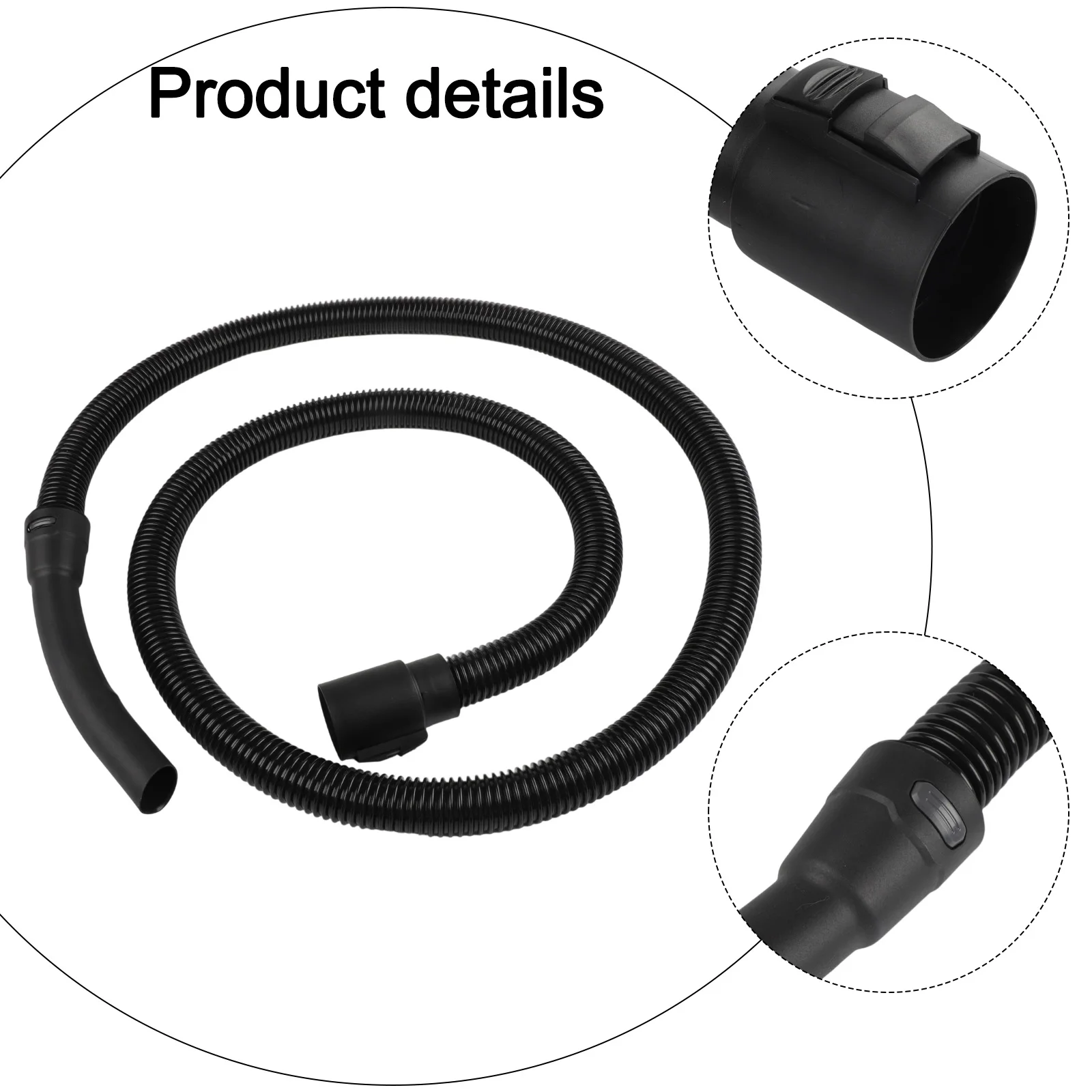 1PC 2.5m Hose For Karcher NT20 30 WD1 WD2 WD3 WD4 WD5 WD6 Vacuum ...