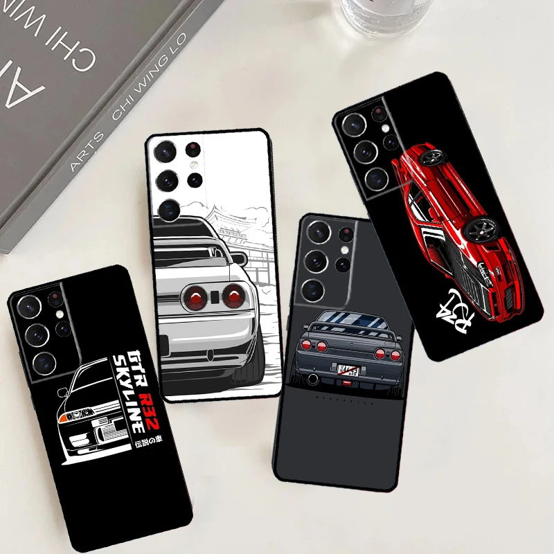 Skyline-Gtr-R32-Funda-For-Samsung-Galaxy-S24-S23-S22-Ultra-Plus-S20-S21 ...