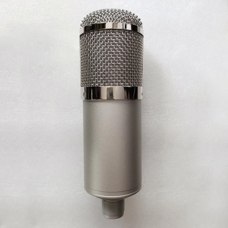 Silver Metal DIY Condenser Tube Microphone Accessory Mic Body Shell ...