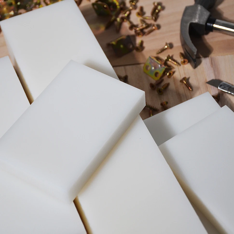 HDPE-Block-White-PE-Polyethylene-Rectangular-Solid-Plastic-Tapping ...