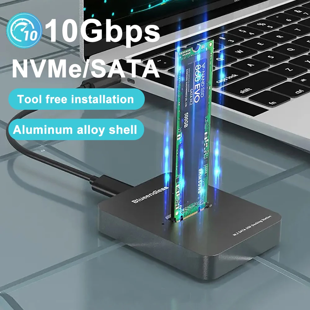 USB3-1-Type-C-SSD-Enclosure-Docking-Station-High-Speed-10Gbps ...