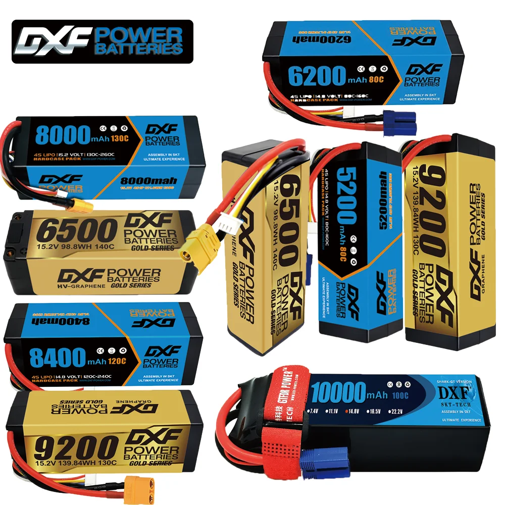 DXF-Battery-4S-6S-Lipo-14-8V-15-2V-22-2V-5200mAh-6200mAh-6500mAh ...