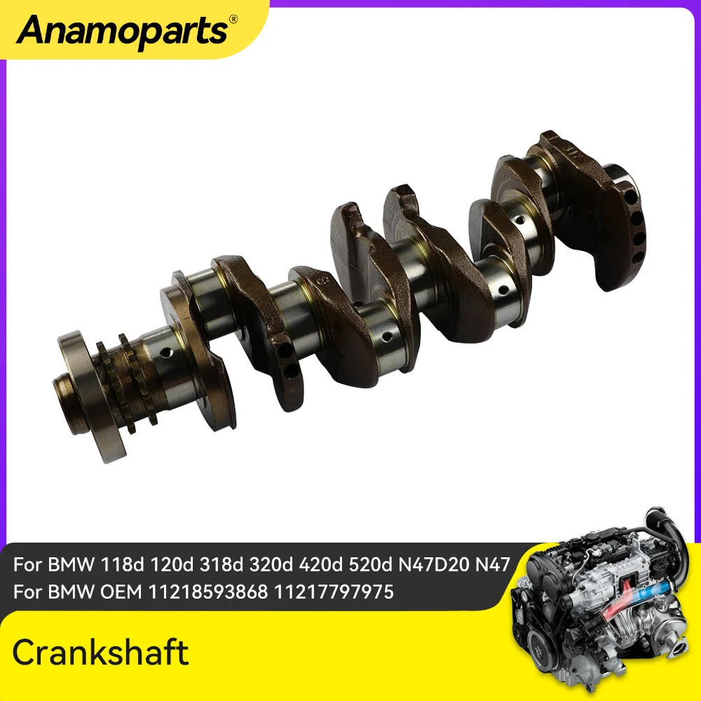 Diesel-Engine-Crankshaft-For-BMW-118d-120d-318d-320d-420d-520d-N47D20 ...