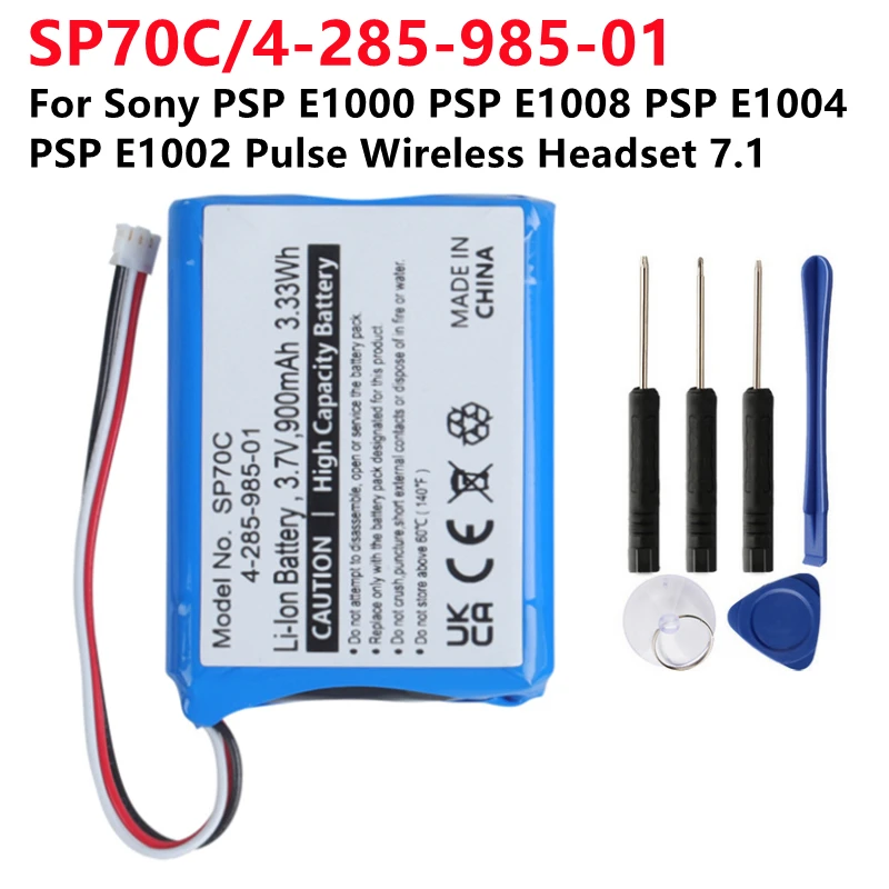 Bater-a-SP70C-4-285-985-01-para-auriculares-inal-mbricos-Sony-PSP-E1000 ...