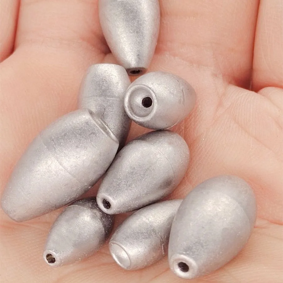 5pcs-Fishing-Weights-Sinkers-Bullet-Sinker-Fishing-Tackle-Tool ...