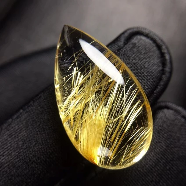 Rutilated Quartz Plugs