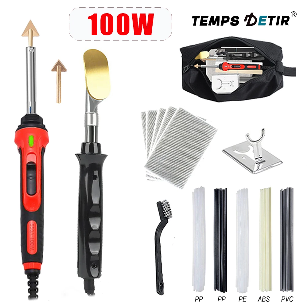 110V-220V-100W-Car-Bumper-Repair-Type-Electric-Soldering-Iron-Home ...