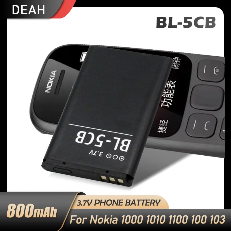 BL-5CB-batería de litio de repuesto para Nokia, BL5CB BL 5CB, 3,7 V ...