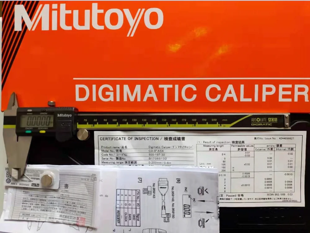 Mitutoyo-Japan-Absolute-Digital-Digimatic-Vernier-Caliper-500-197-20-0 ...
