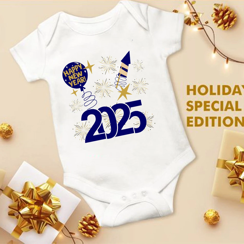 Baby-Bodysuit-Hello-2025-Inant-Romper-New-Year-Baby-Gift-Toddler-Short ...