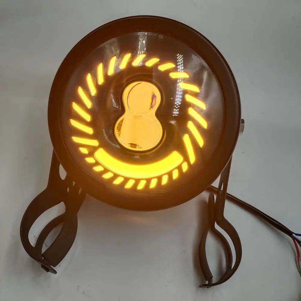 Electric-Bicycles-LED-Headlights-Vortex-Shaped-Motorcycles-Vintage-Lamp ...