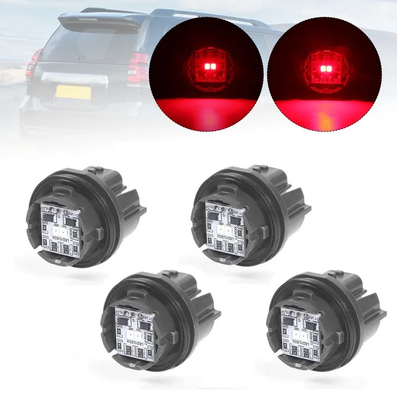 Red 3-Pin LED Tail Light Bulbs 81536-60C30 for Toyota Land Cruiser ...