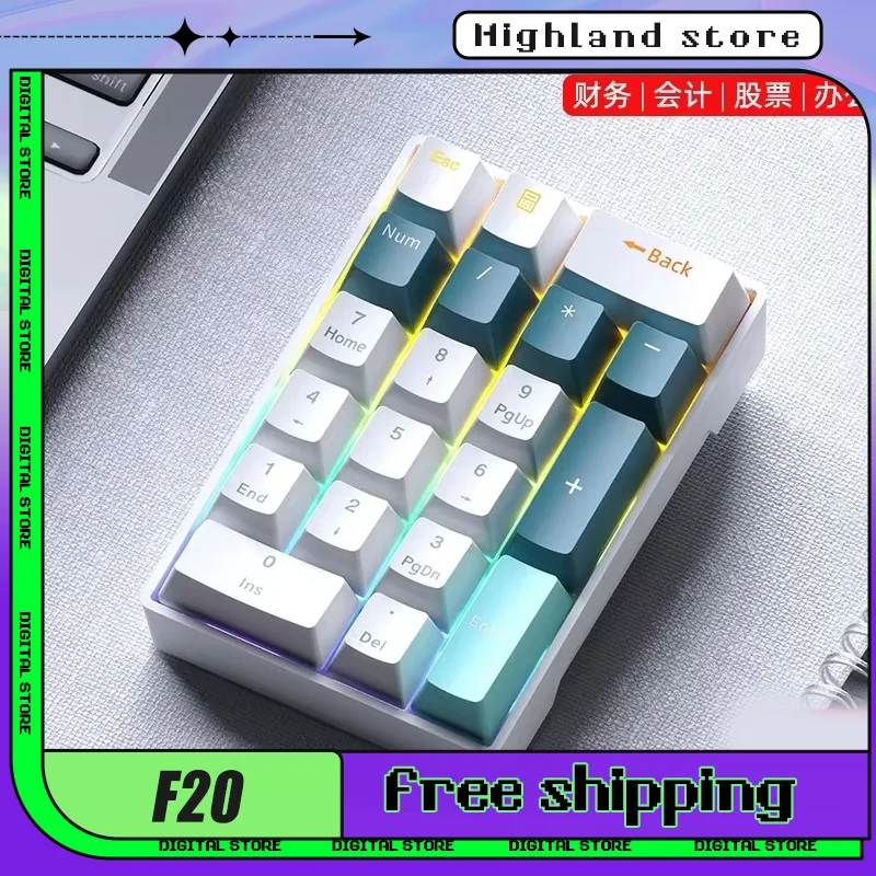 Forgeant-F20-Keypad-Mini-Wired-Numeric-External-Keypad-20Keys ...