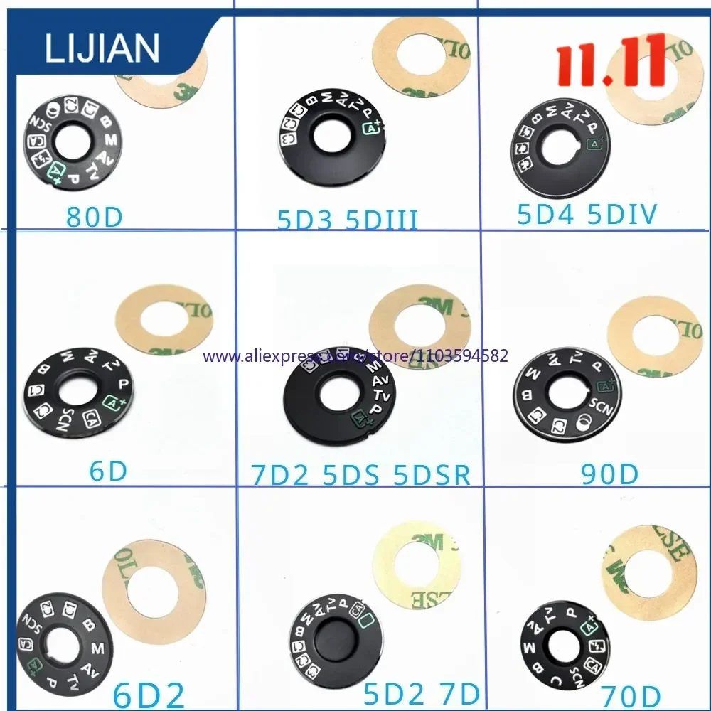Top-Cover-Function-Dial-Model-Button-Dial-for-Canon-EOS-5D3-5D4-Mark-IV ...