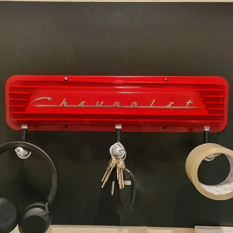 Vintage-Corvette-Script-Bonnet-Key-Holder-Retro-Bonnet-Wall-Racks-3 ...