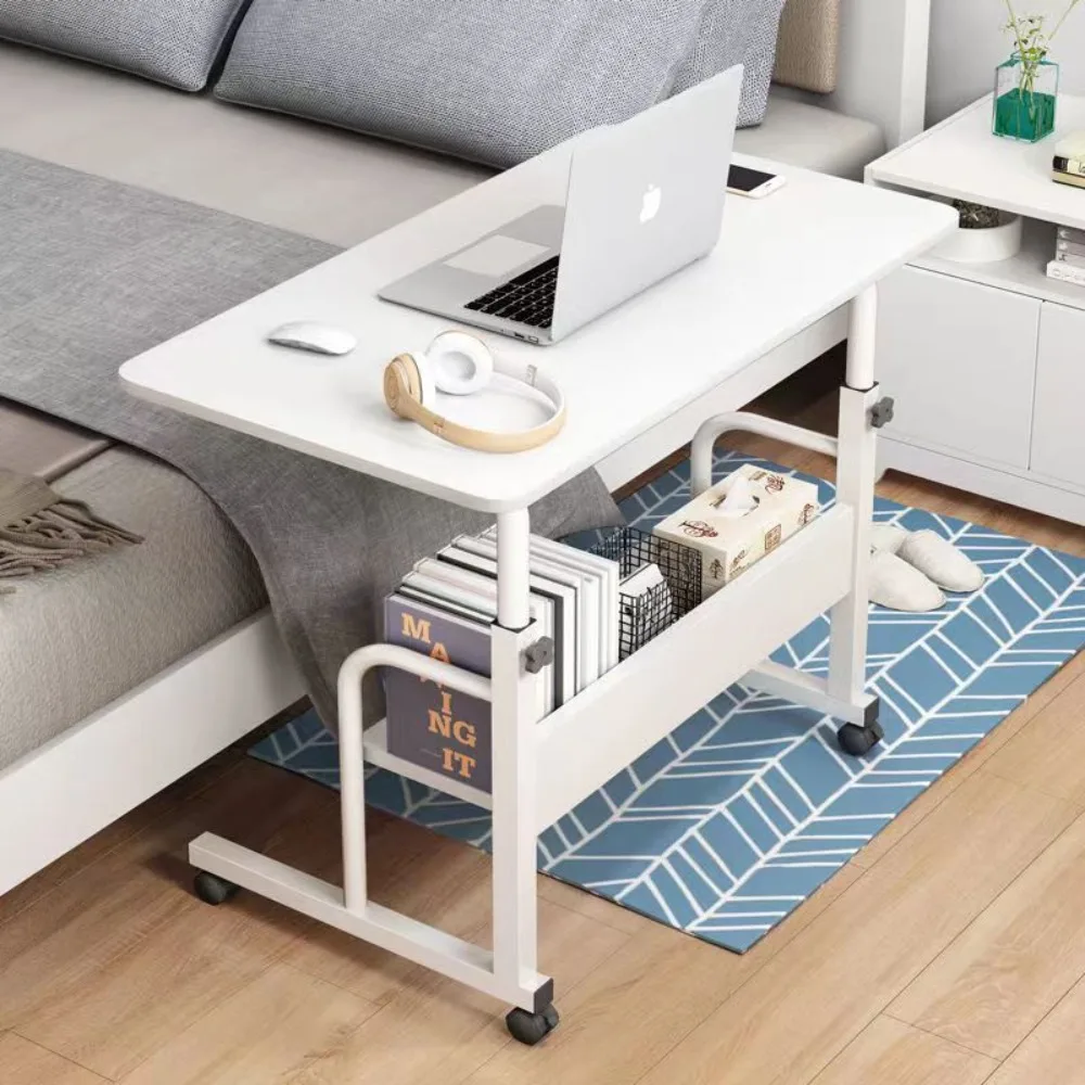Computer-Table-Adjustable-Height-Home-Study-Laptop-Desks-Movable-Sofa ...
