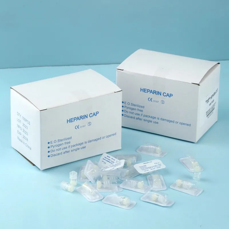 Sterile-Heparin-Cap-IV-Cannula-Catheter-Luer-Lock-Heparin-Caps-for ...