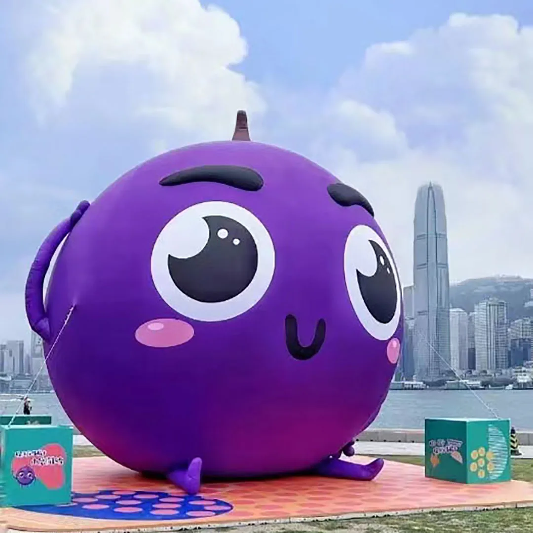 5M-Giant-Inflatable-Cartoon-Purple-Grape-Doll-with-White-LED-Light-Air ...