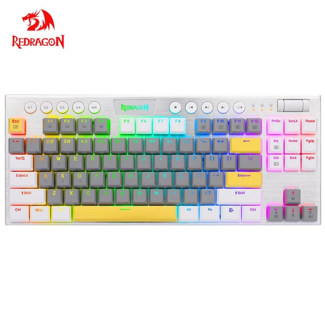 REDRAGON Elise Pro K624P RGB Super Slim Mechanical Gaming, 43% OFF