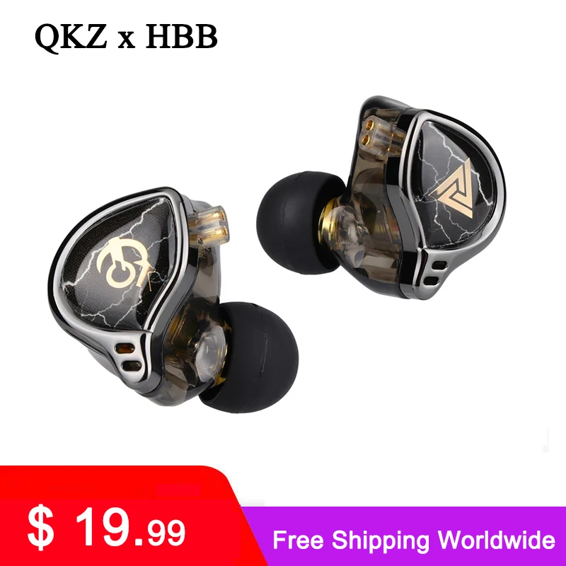 QKZ-x-HBB-10mm-Titanium-Coated-Diaphragm-HiFi-In-Ear-Monitor-Earphones ...