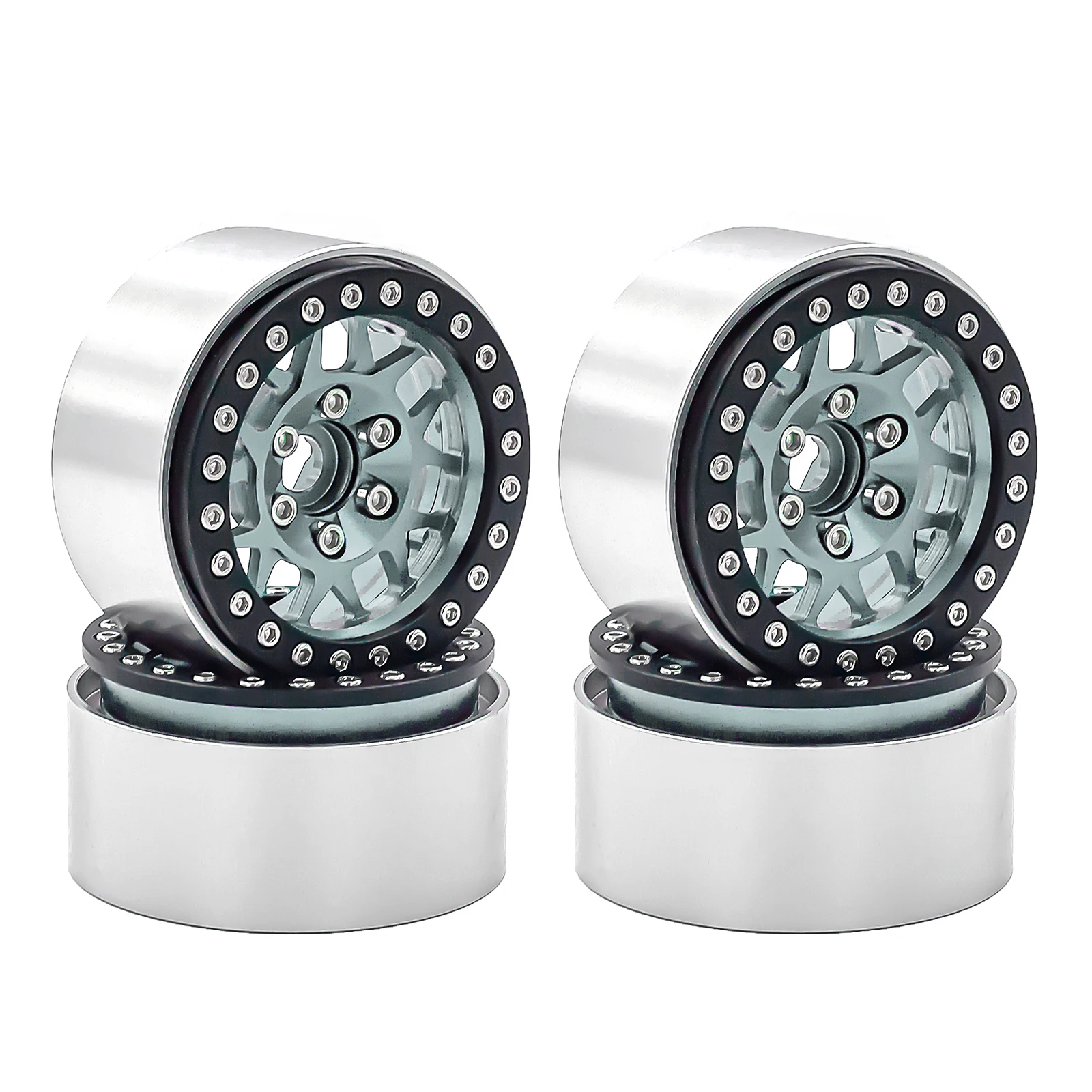 4pcs-Metal-Alloy-1-9-Beadlock-Wheel-Rim-Wheel-Hub-for-1-10-Scale-RC ...