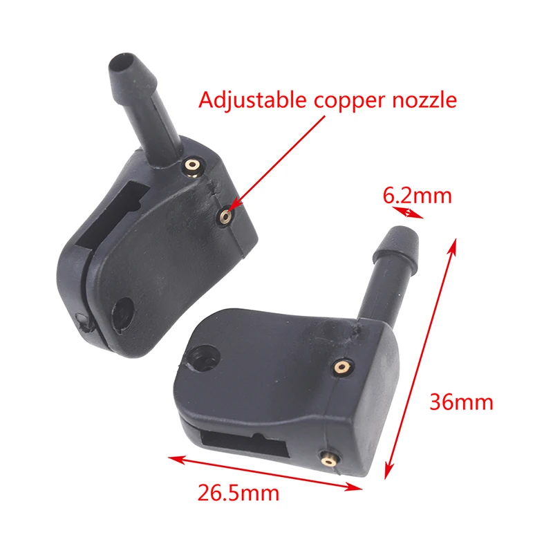 2-Pcs-Car-Washer-Head-Spray-Jet-Sprinter-Mounted-On-Windshield-Wiper ...