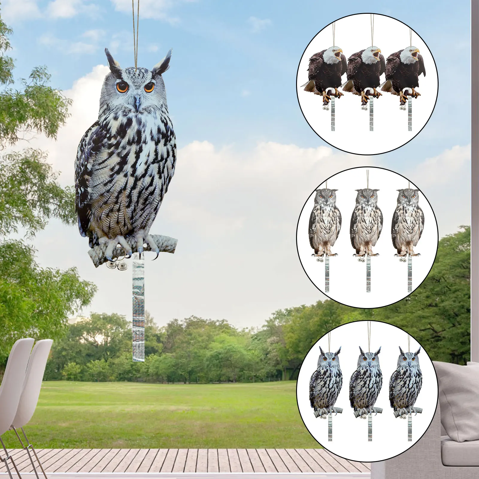 3Pcs-Owl-to-Keep-Birds-Away-Reflective-Owl-Bird-Deterrent-Dual-Side ...