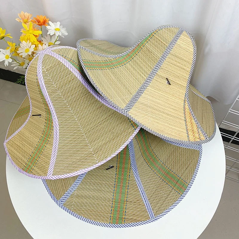 Foldable-Straw-Shade-Hat-Large-Wide-Brim-Straw-Hat-for-Farmer-Men-Women ...