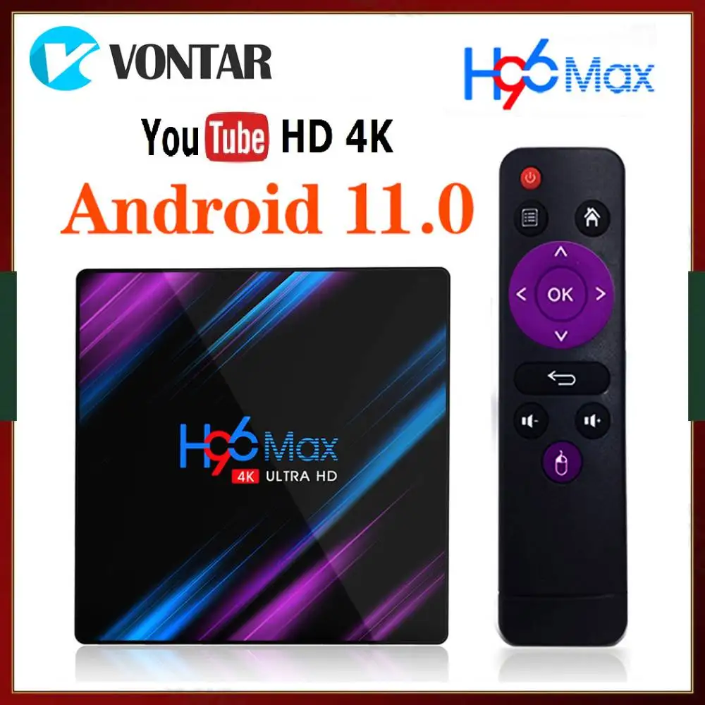 H96-MAX-Smart-TV-Box-Android-11-0-RK3318-4K-reproductor-multimedia ...