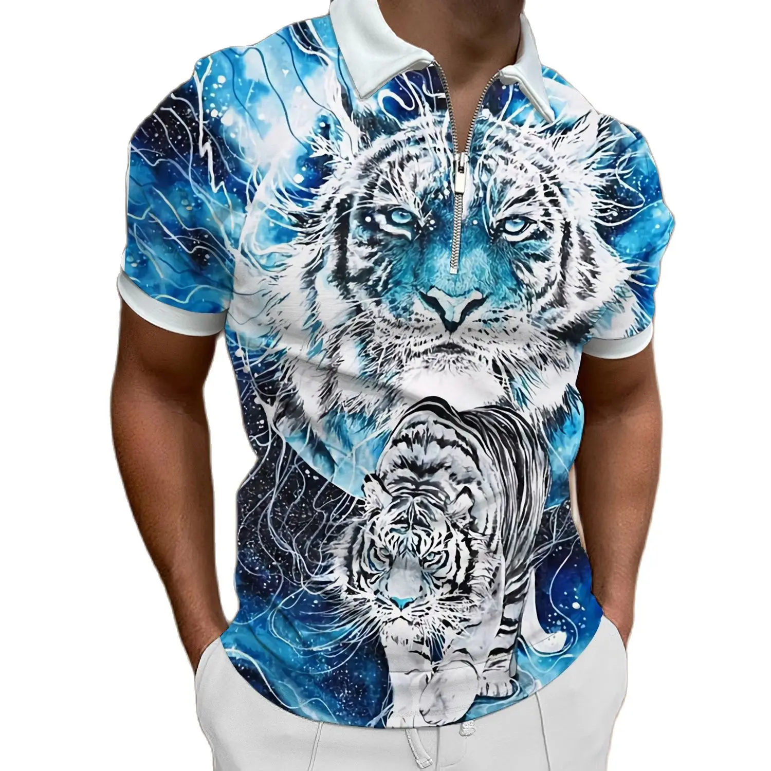 3D-Tiger-Print-Polo-Men-s-T-shirt-Street-Hip-Hop-Harajuku-Sportswear ...